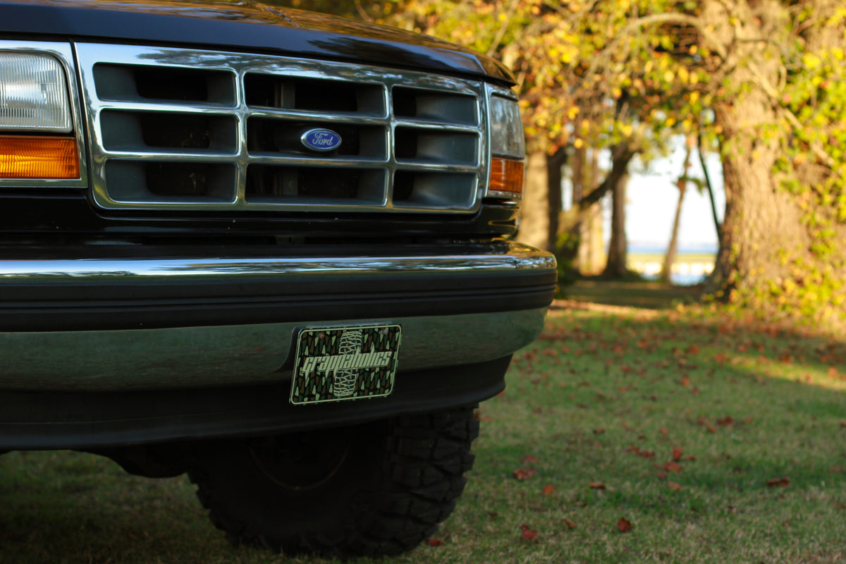 Grappaholics Camo™ License Plate – GRAPPAHOLICS