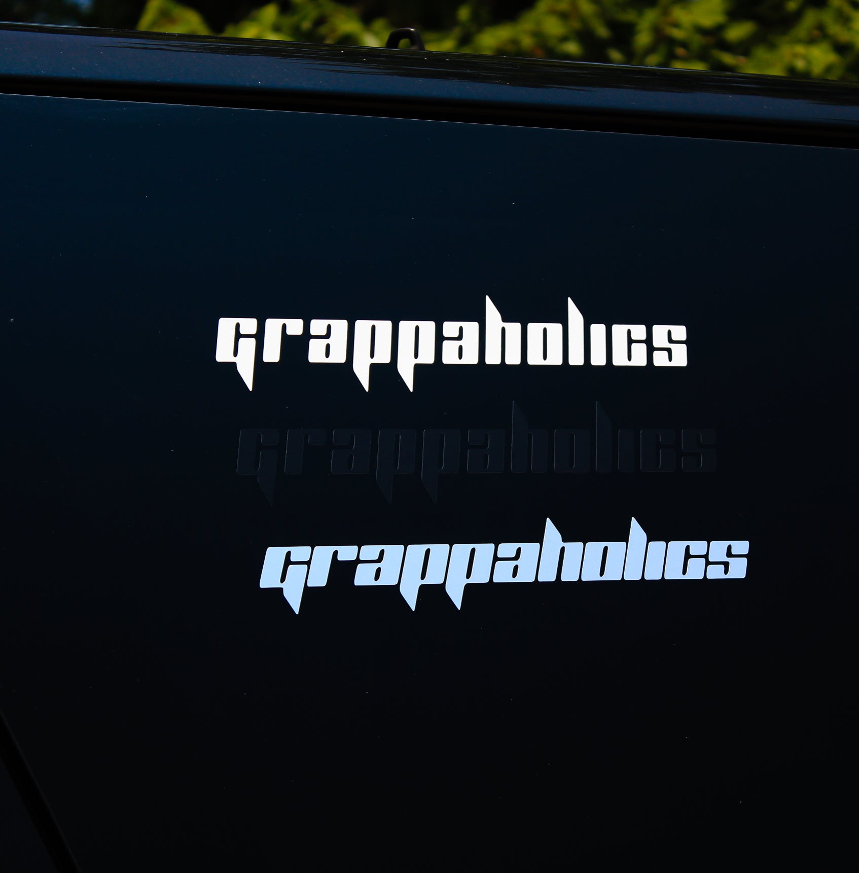 Grappaholics™ Decal 11x2in – GRAPPAHOLICS