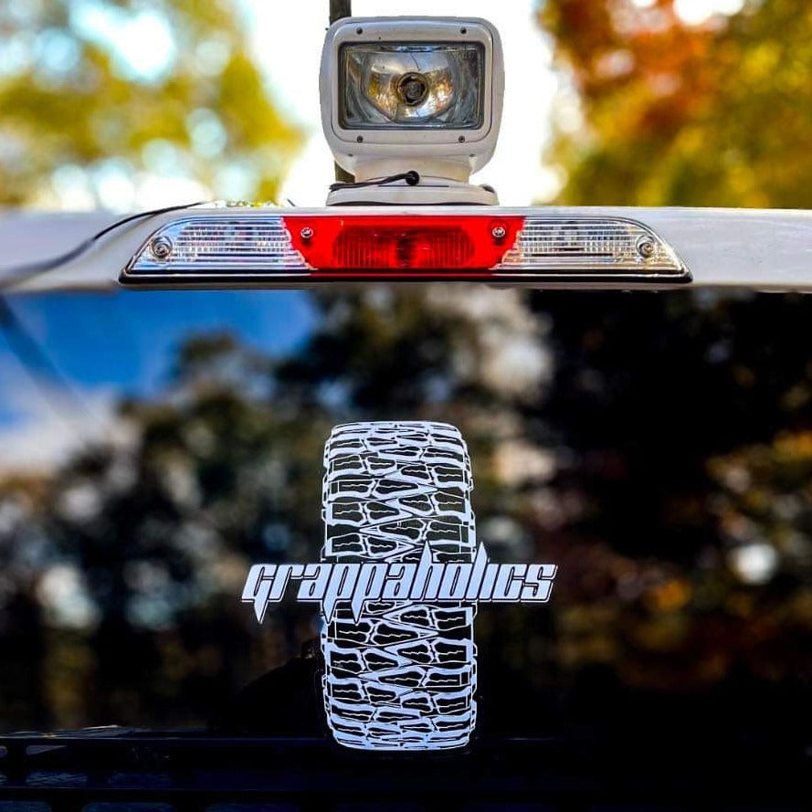 Mud Grapp Tread Logo 10x10 Clear Sticker – GRAPPAHOLICS