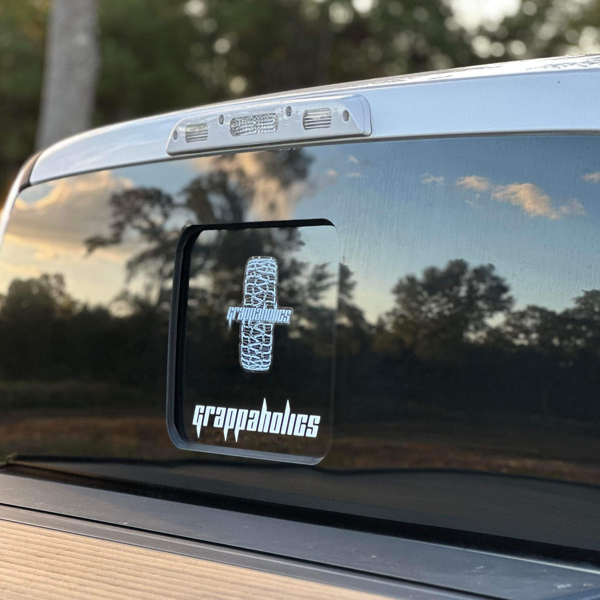 Mud Grapp Tread Logo 6x6in Clear Sticker – GRAPPAHOLICS